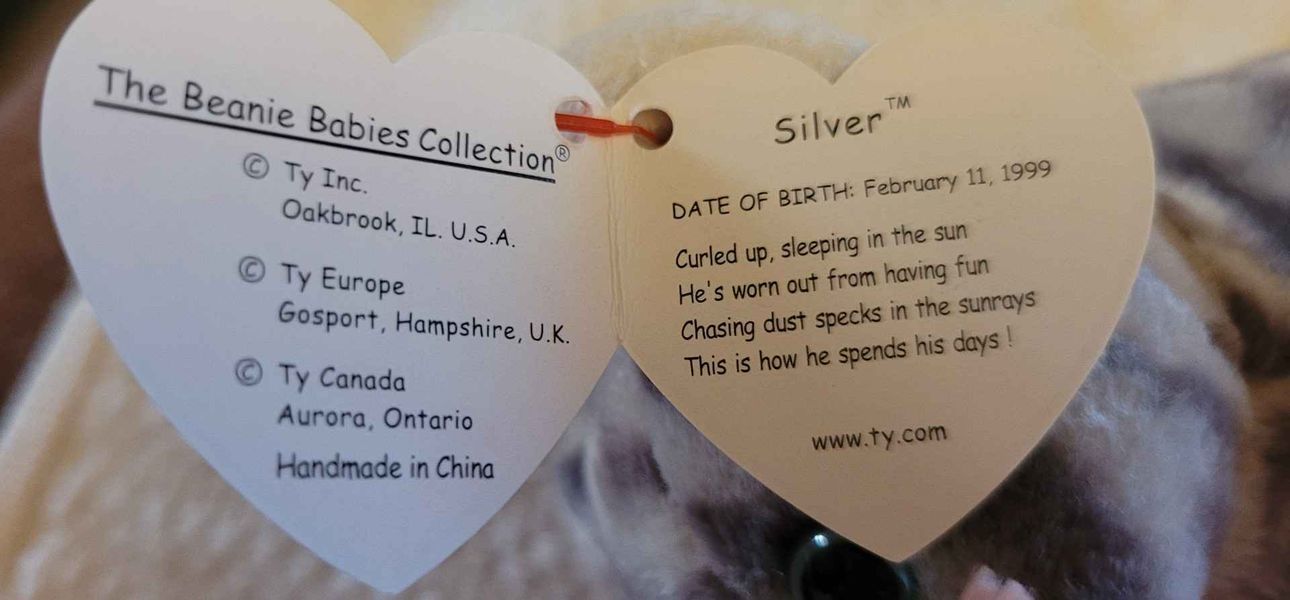 Silver Beanie Babies Price Guide – Love My Beanies